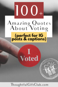 100+ Voting Quotes for Instagram Captions [Powerful & Profound]