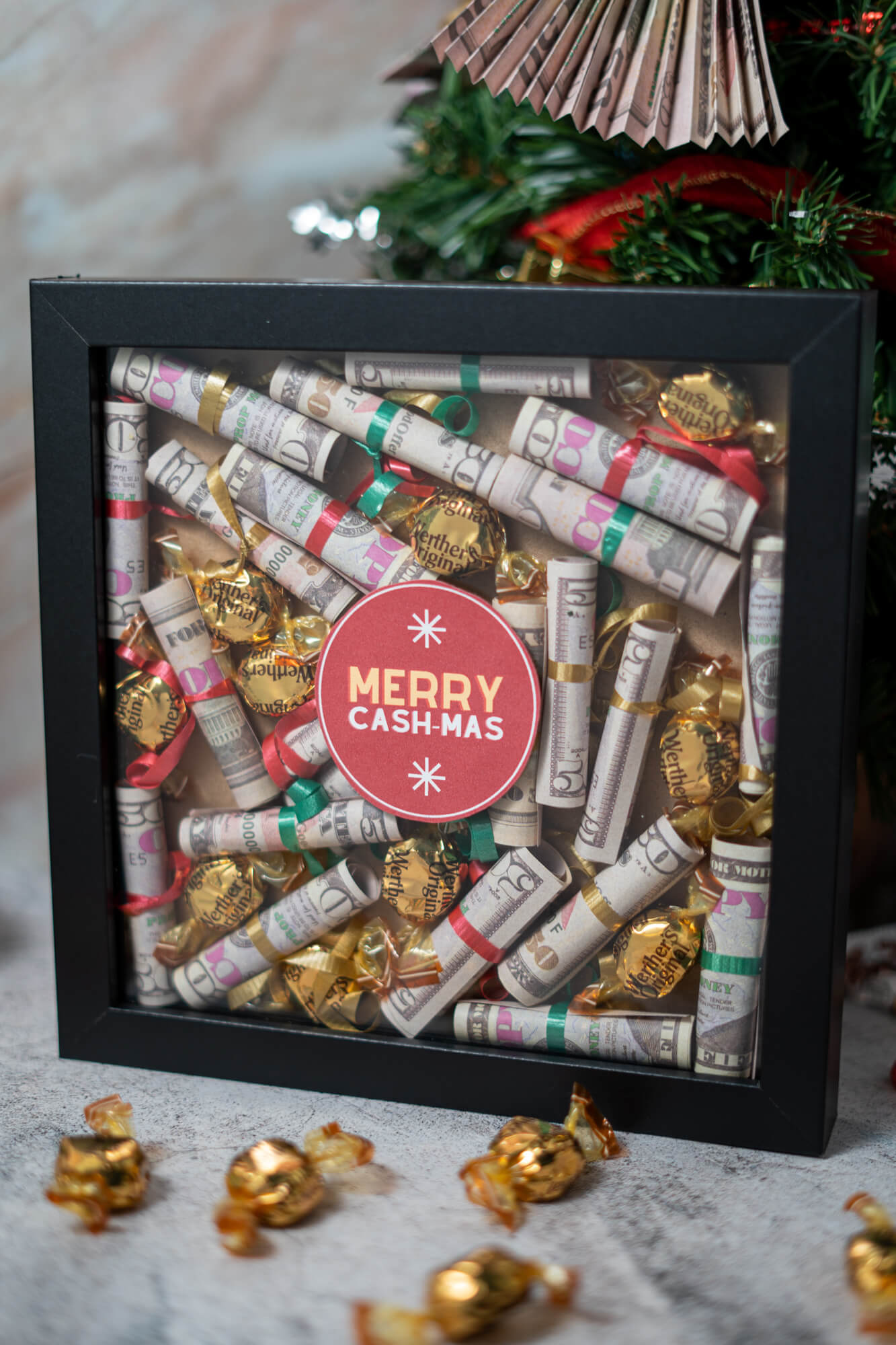 How to Make a Candy Shadow Box Gift (Step by Step!)