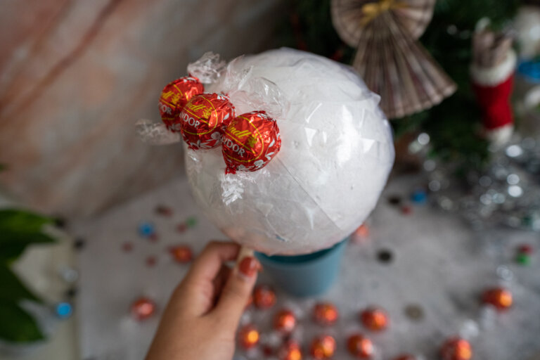 How to Make a Candy & Chocolate Topiary Gift (Step by Step!)