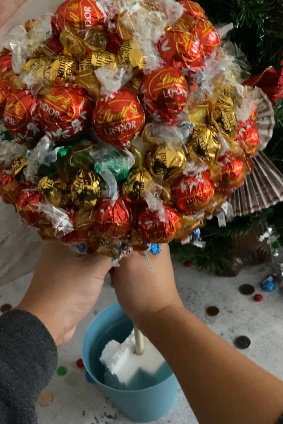 How to Make a Candy & Chocolate Topiary Gift (Step by Step!)