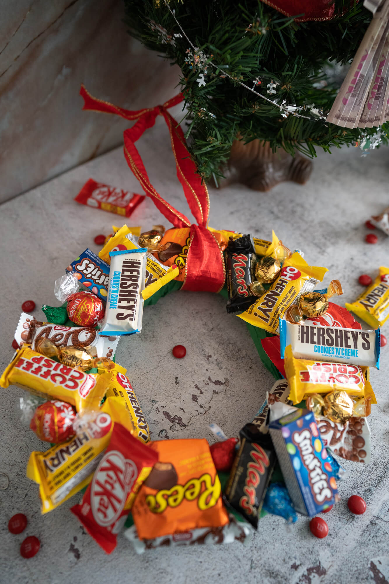 How to Make a DIY Candy Wreath (Step By Step!)