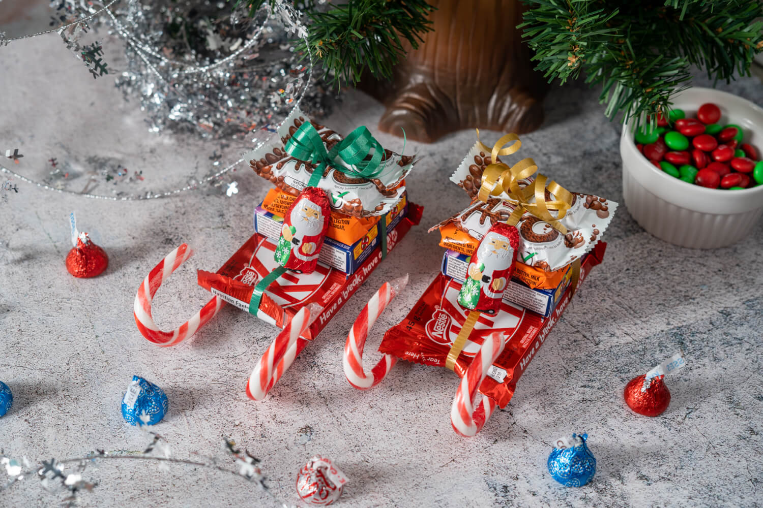 How to Make Adorable Christmas Candy Sleighs (Step by Step!)