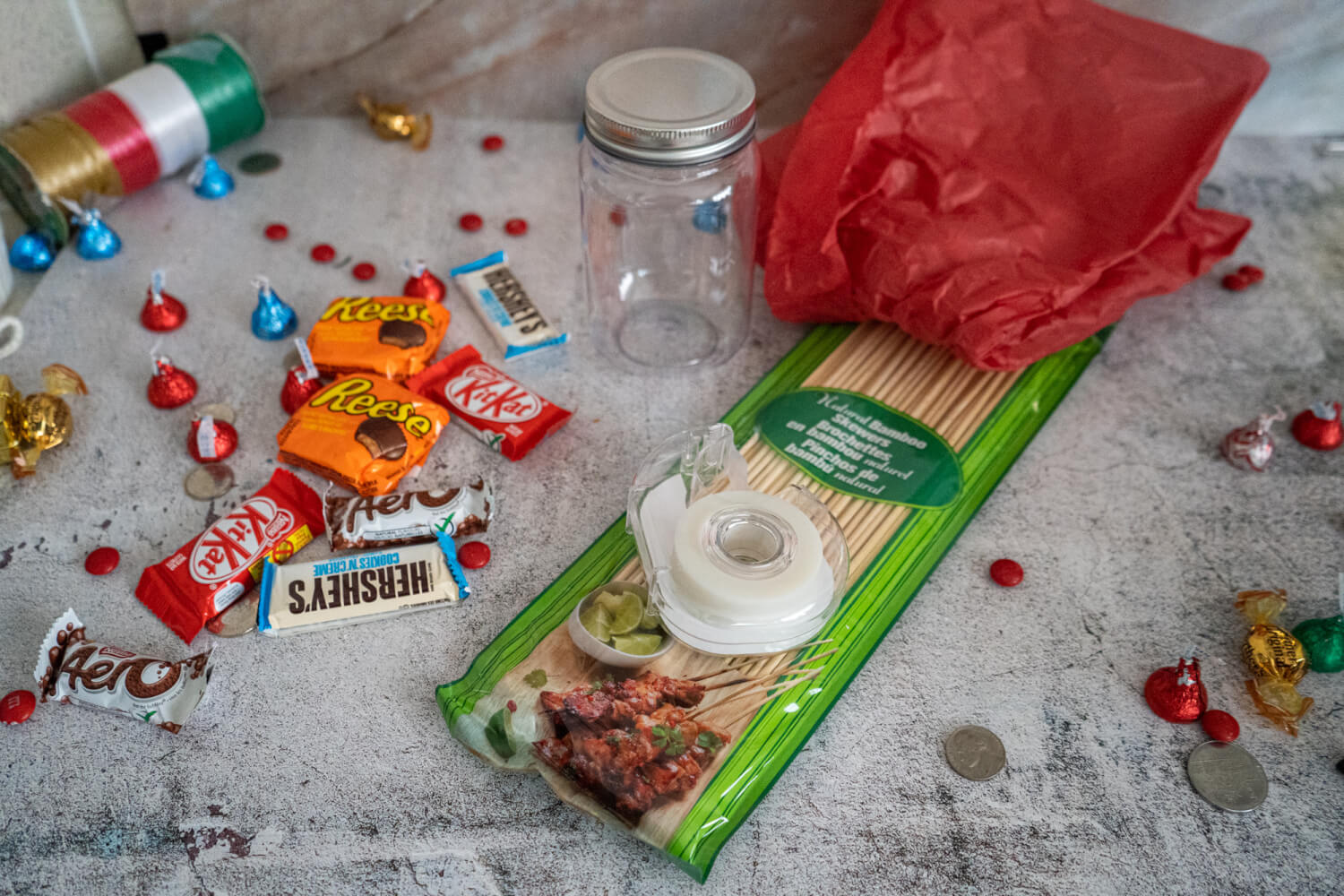 How to Make a Mason Jar Candy Bouquet (Step by Step!)